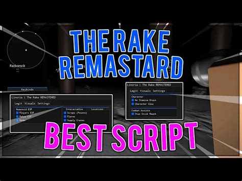 The Rake Remastered Script Hack Gui Roblox Working