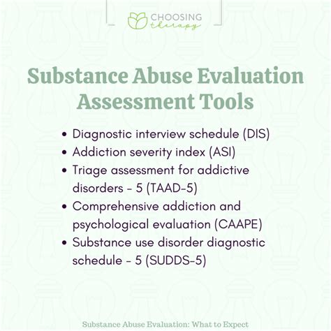 What Is A Substance Abuse Assessment