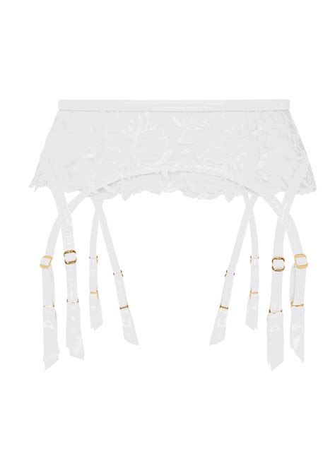Agent Provocateur Ozella Suspender White Avec Amour Lingerie