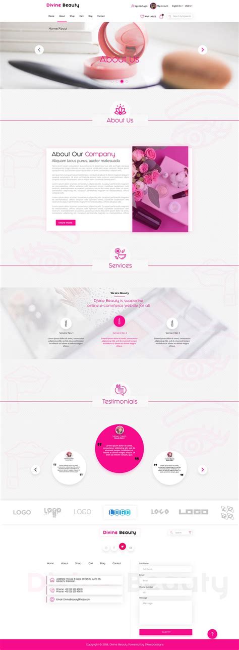 Woocommerce Web Design For Cosmetic Freelancer