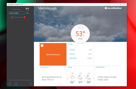Accuweathers Revamped App Brings To The Minute Forecasts To Windows 10 For Pc And Mobile