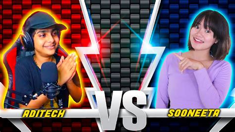 Aditech Vs Sooneeta Aditechop Garena Free Fire Youtube