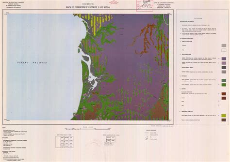 Mapa De Formaciones Vegetales Y Uso Actual Muisne Vegetation Forms