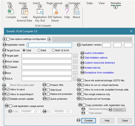 Options Overview Xcell Compiler