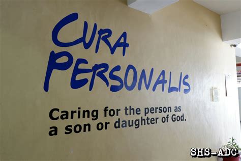 Cura Personalis Learning From The Walls Shsadc Daughter Of God