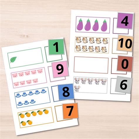 Montessori Numbers Printable Preschool Math Activities Count Add
