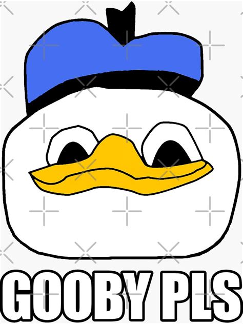Dolan Duck Meme Gooby Pls Sticker For Sale By Fomodesigns Redbubble