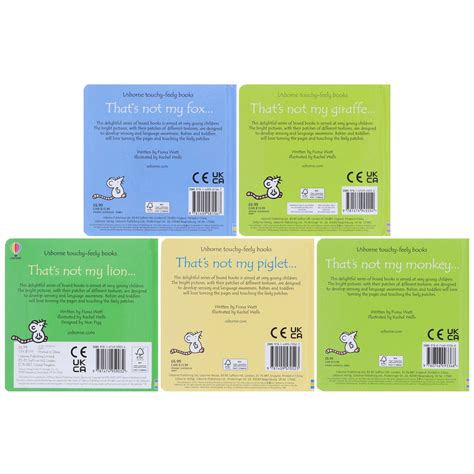 Usborne Touchy Feely Books Thats Not My Collection 3 5 Books Set