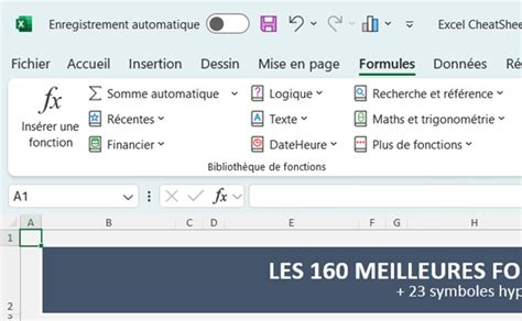 Les 160 fonctions d Excel à connaitre absolument