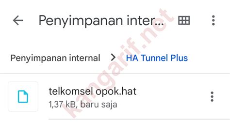 Cara Membuat Config Telkomsel Opok