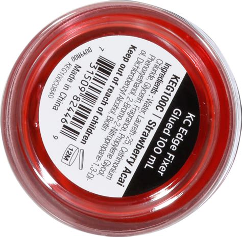 Kiss Edge Fixer Maximum Hold Glued Strawberry Acai Edge Fixer 338 Fl