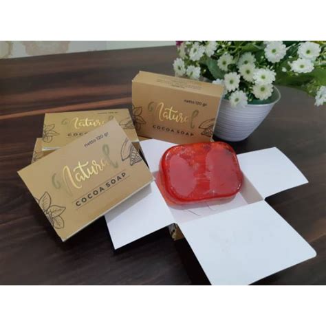 Jual Natural Cocoa Soap 80gr Shopee Indonesia