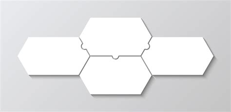 Premium Vector Jigsaw Puzzle Info Graphic Modern Background Laser Cut
