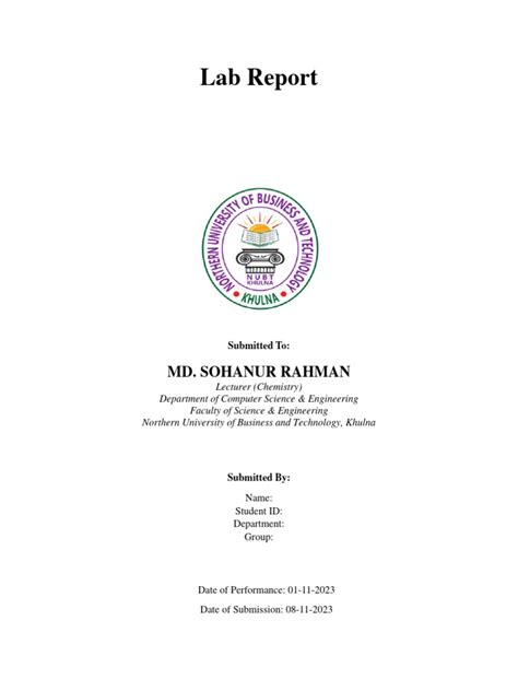 Lab Report Demo Pdf Titration Chemistry