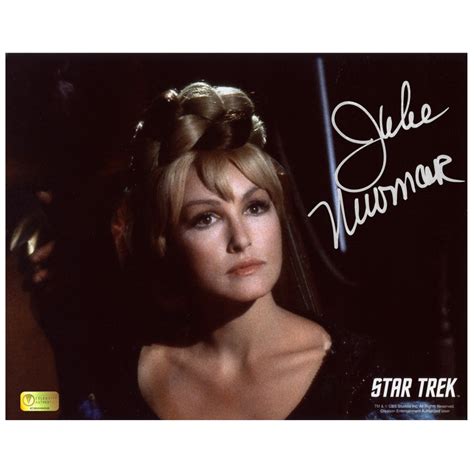 Julie Newmar Autographed Star Trek Eleen 8x10 Photo Celebrity Authentics