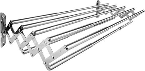 Tendoir Linge Mural Extensible En Acier Inoxydable Pour Balcon Balcon Cm De Large