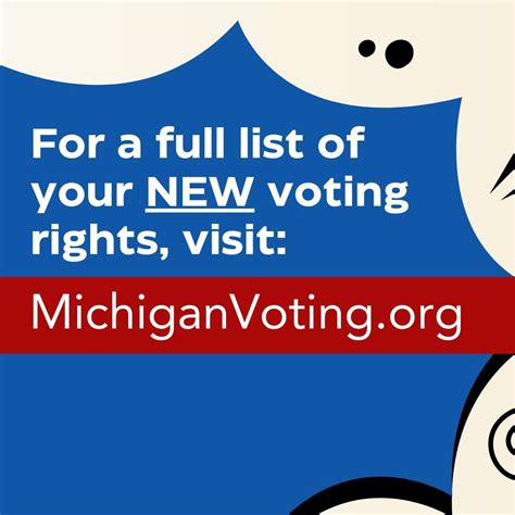 Your New Michigan Voting Rights Voting Access For All