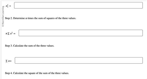 Solved Calculate The Standard Deviation Of The Following Set Chegg