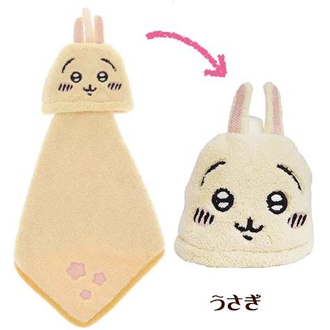 ちいかわ マスコットマイクロループタオル 送料無料 ちいかわ ハチワレ うさぎ キャラクター かわいい 可愛い Chiikawarupu