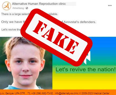 Fake Azovstal Defenders` Cells In Lviv Human Reproduction Clinic