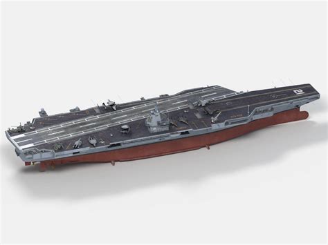 Type 004 Aircraft Carrier 3d Model By Pxfpxd