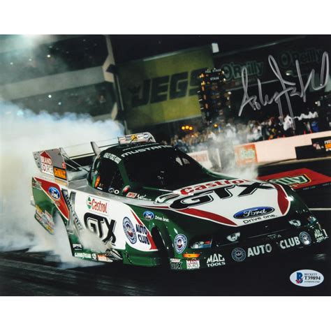 Ashley Force Hood Signed 8x10 Photo Beckett Coa Pristine Auction