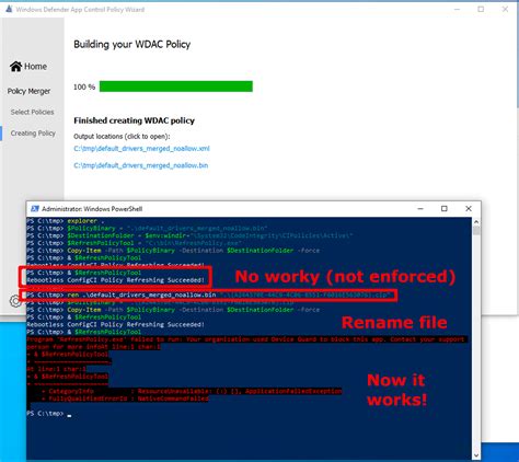 The Wdac Policy Wizard Generates Unusable Binary Output Filenames By