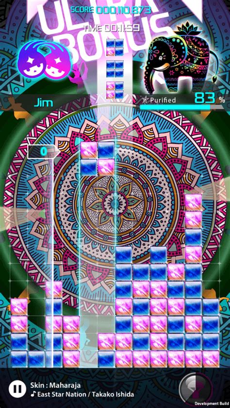 Lumines Puzzle And Music Review Block Droppin Beats Gamezebo
