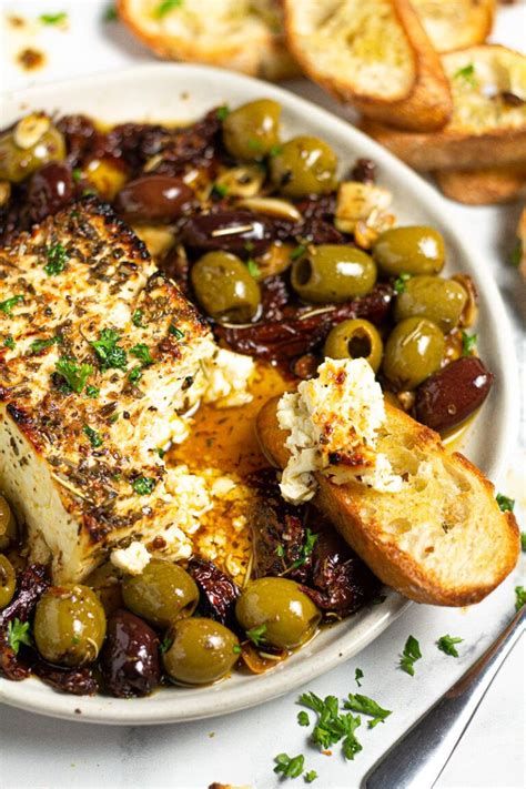 Honey Whipped Feta With Garlic Herb Roasted Olives Artofit