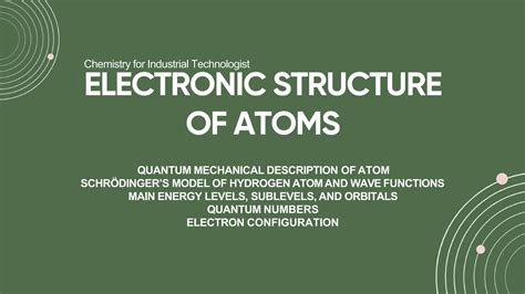 06 Electronic Structure Of An Atompptx