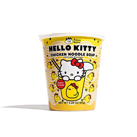 Hello Kitty Chicken Noodle Soup 6 Pack A Sha Foods Usa