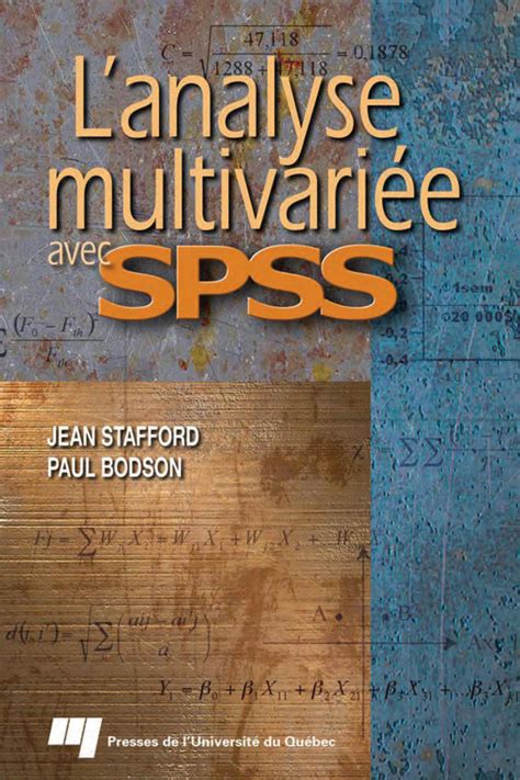 Solution L Analyse Multivariee Avec Spss Studypool