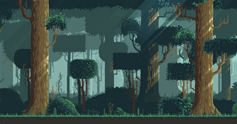 Pixel Art Forest 2d Nature Unity Asset Store