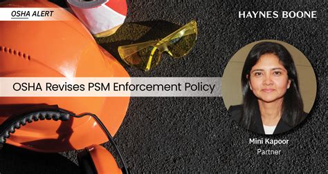 Osha Revises Psm Enforcement Policy News Haynes Boone
