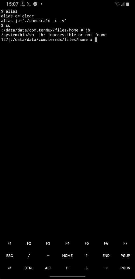 Question Aliases Work On Nonroot Mode But Didnt In Root Mode Rtermux