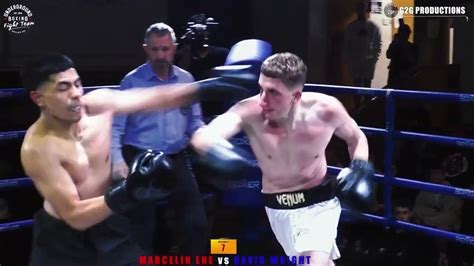 Underground Fight Night 4 Marcellin Ene Vs David Wright Boxing Fight Youtube