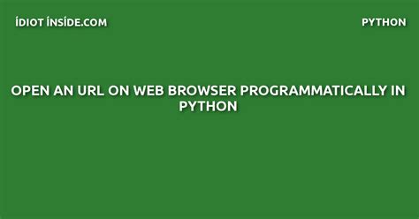 Python Open Web Browser Orangebopqe
