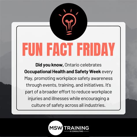 Msw Safety
