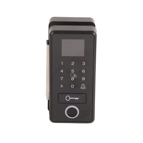 EJ life Serrure de porte en verre numérique Serrure de porte en verre d empreintes digitales