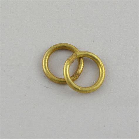25 X Solid Brass Rings 16mm 58in Dia Ring16sb