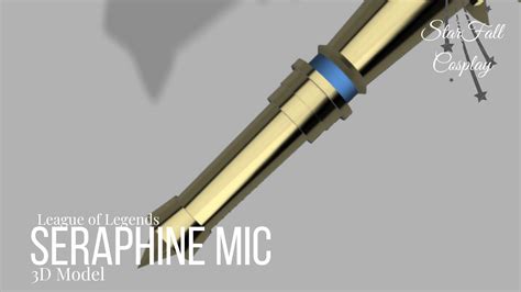 Seraphine Microphone League Of Legends 3d Model 3d Printable Cgtrader