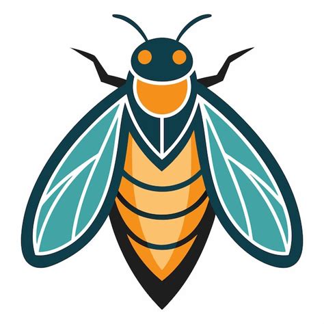 Cicada Logo Vector Illustration Design Premium Ai Generated Vector