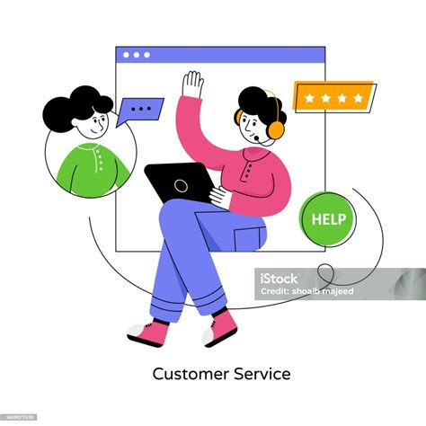 Customer Service Abstract Concept Vector In A Flat Style Stock Illustration Stock Illustration