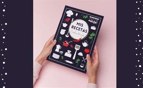 Mis Recetas Cuaderno De Recetas En Blanco Para Apuntar Tus Recetas De Cocina Con Espacio Para