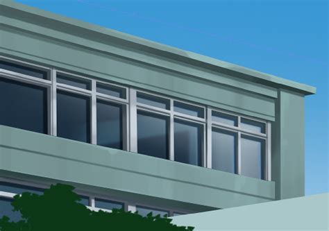 自然物・屋外人工物の塗り方講座 これで「学校の校門前」の背景イラストが描ける！ ～彩色編2～ いちあっぷ