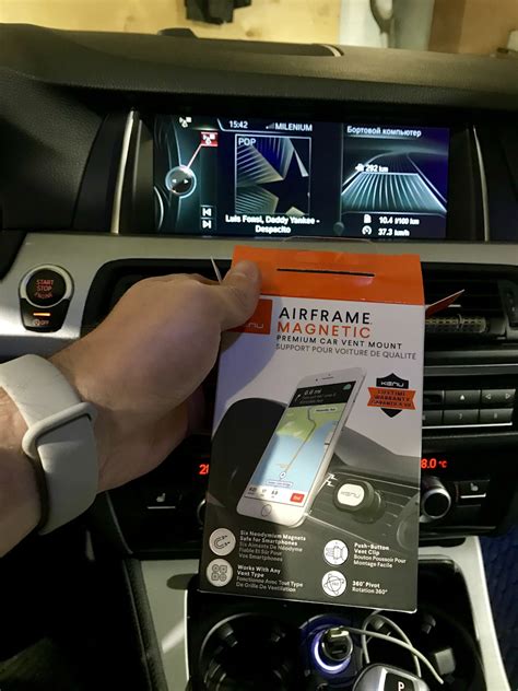 Держатель для телефона Kenu Airframe Magnetic — BMW 5 series (F10), 2 л ...
