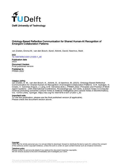 ontology based reflective communication for shared human ai recognition