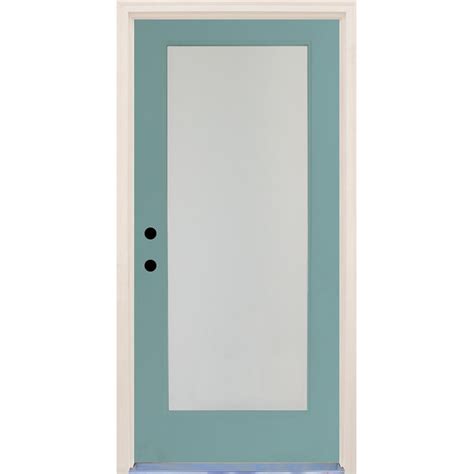 Builders Choice 36 In X 80 In Elite Surf Right Hand Full Lite Satin