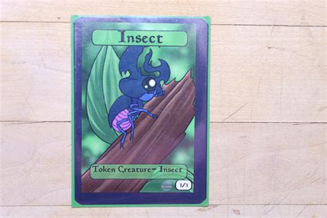 Mtg 11 Insect Token Singles Magic The Gathering Alter Art Etsy