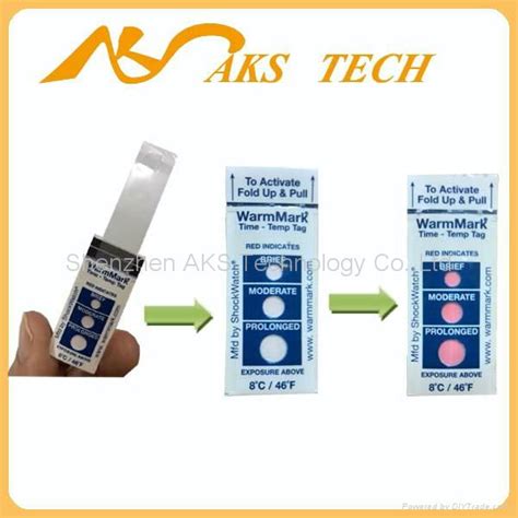 Warmmark Temperature Indicator Label Warmmark Shockwatch China